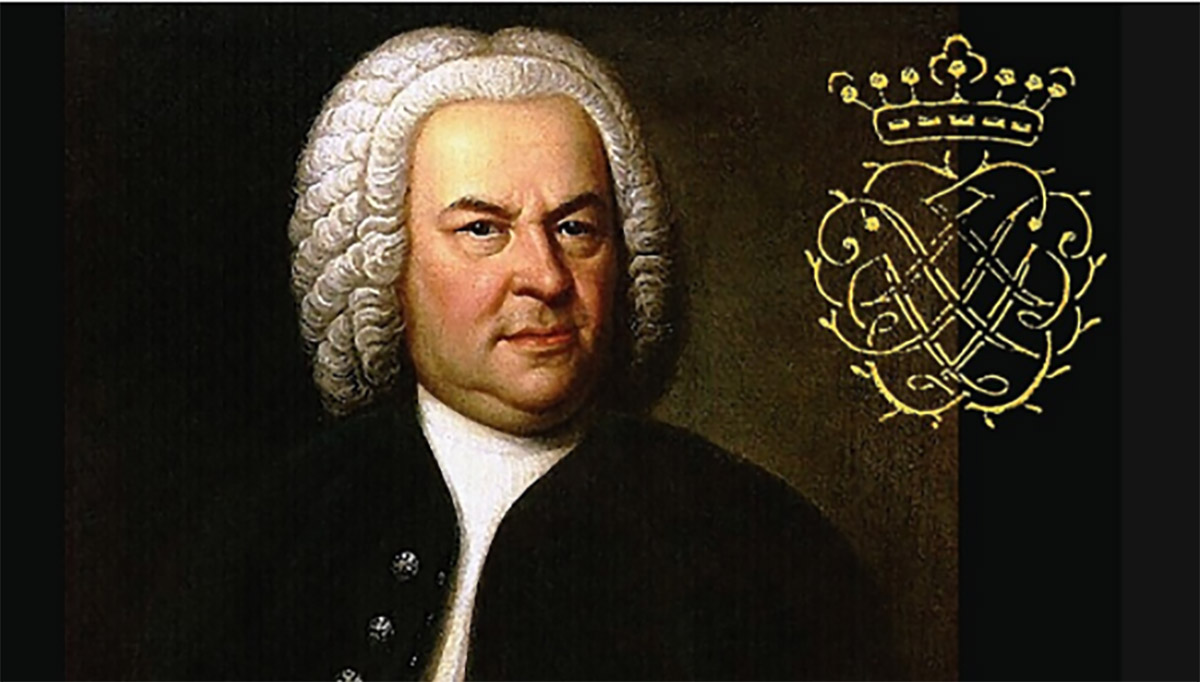 Johann Sebastian Bach took the liberty of adding a crown to his ...