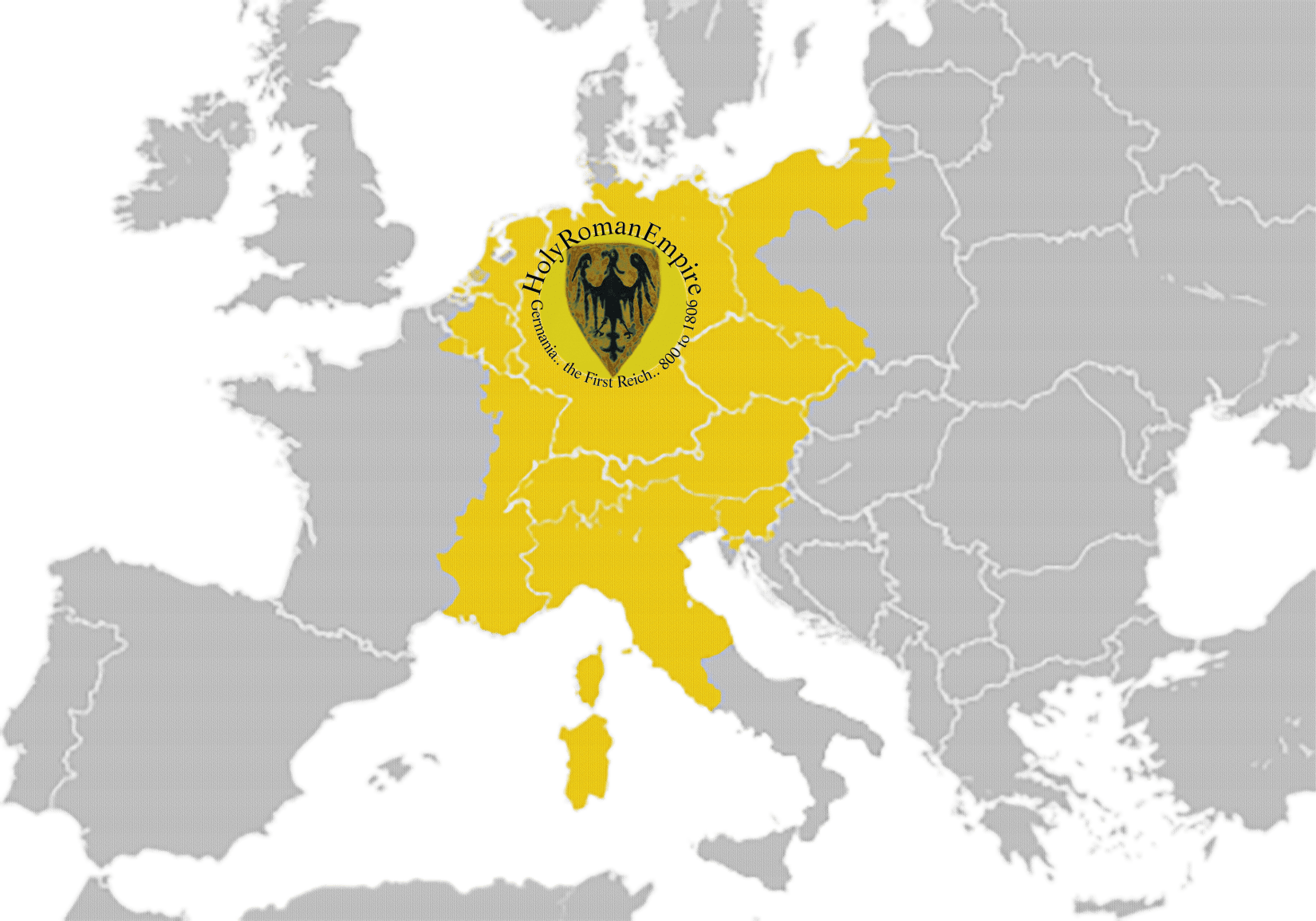 The First Reich, or first German Empire, lasted 1000 years, succeeded ...